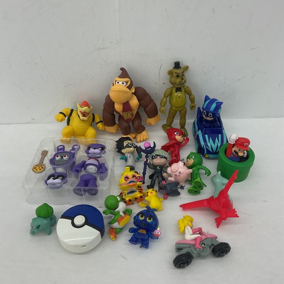 Nintendo | Toys | Mixed Toy Figure Lot Nintendo Super Mario Pj Masks ...